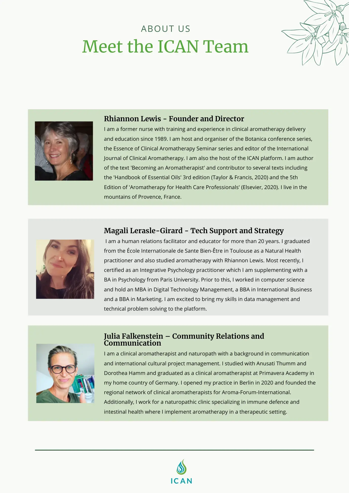 International Clinical Aromatherapy Network